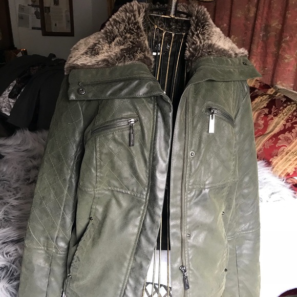 Jou Jou | Jackets & Coats | Jou Jou Faux Leather Bomber Jacket | Poshmark